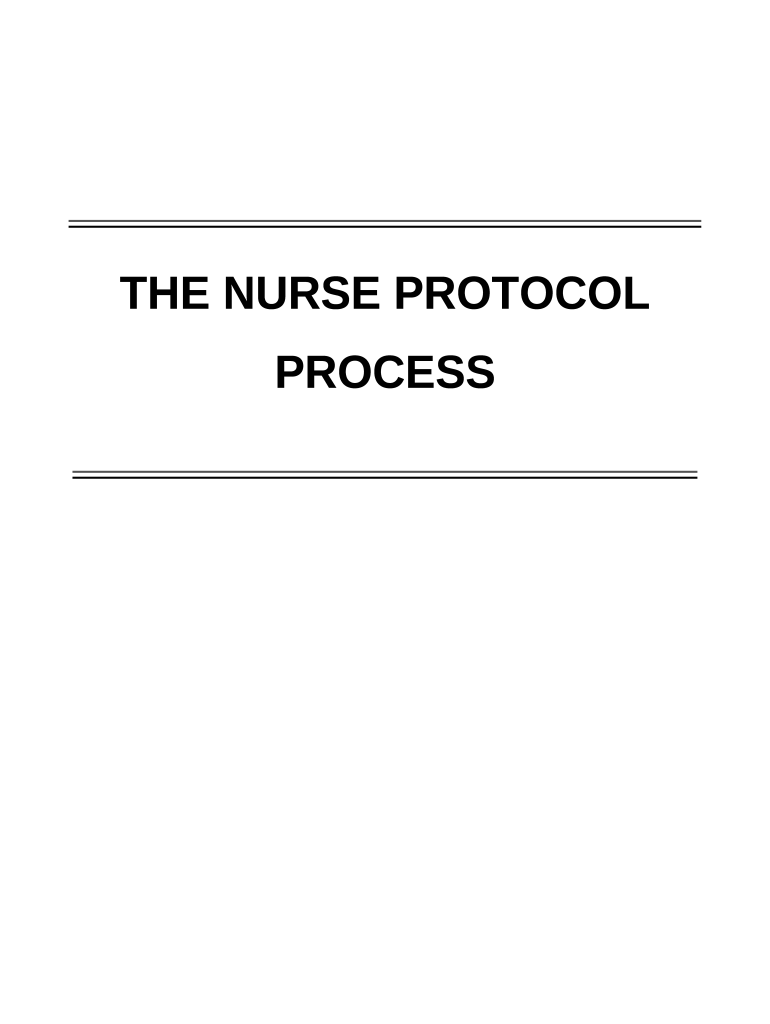 the nurse protocol process - Department of Public Health Doc Template ...