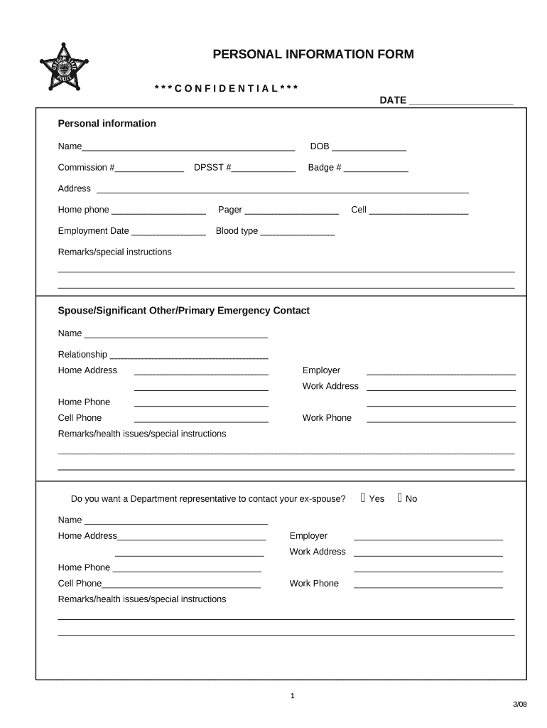 background ination - State of Oregon Doc Template | pdfFiller