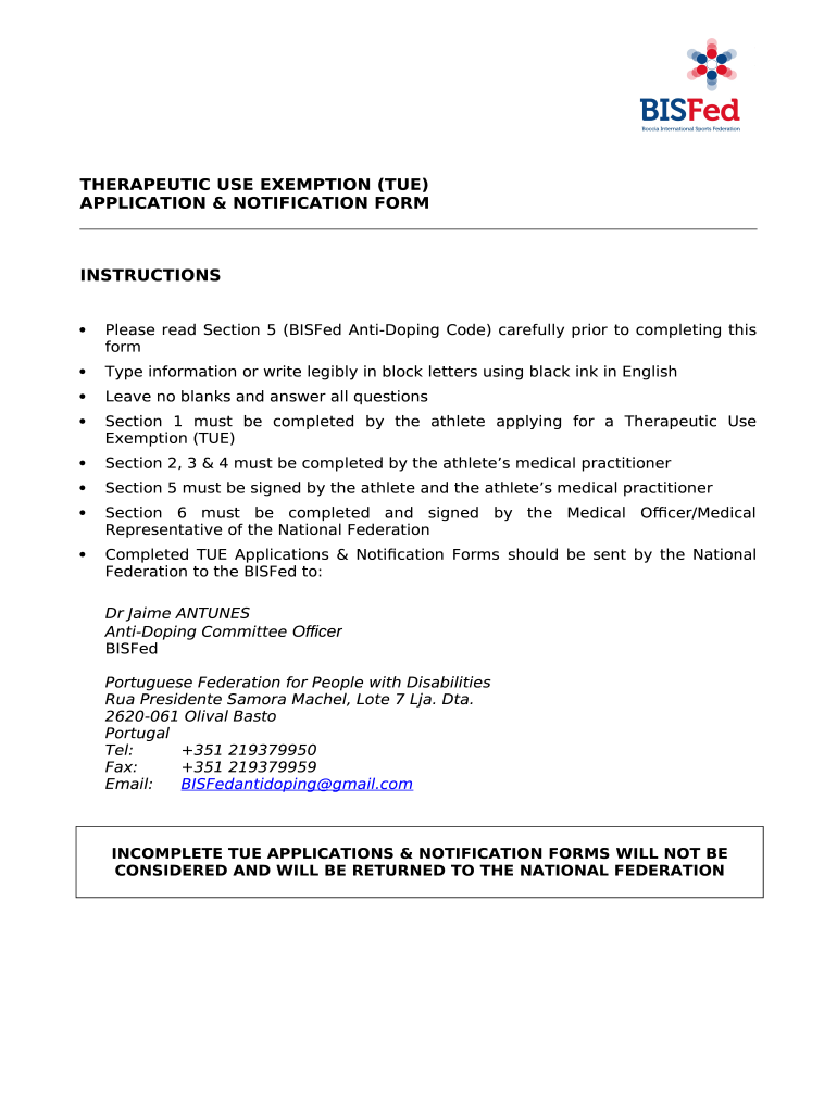 Application & NOTIFICATION Doc Template | pdfFiller