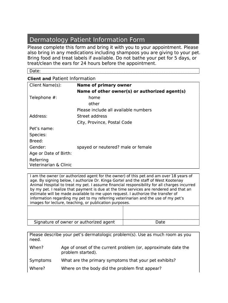 Anthony J. Perri, MD Patient s - Perri Dermatology Doc Template | pdfFiller