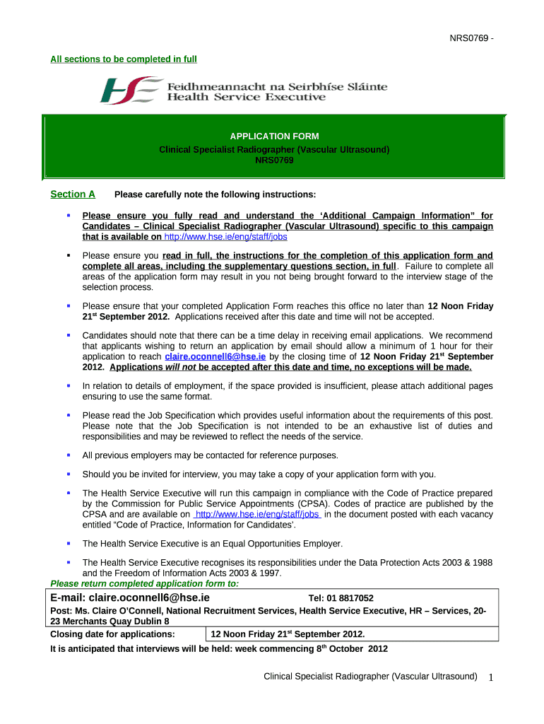 AAS Radiography Ination Packet - Cape Fear Community ... Doc Template | pdfFiller