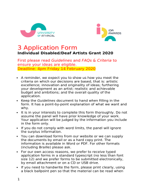 Application for Grant for Disabled Persons' Facilities Doc Template ...