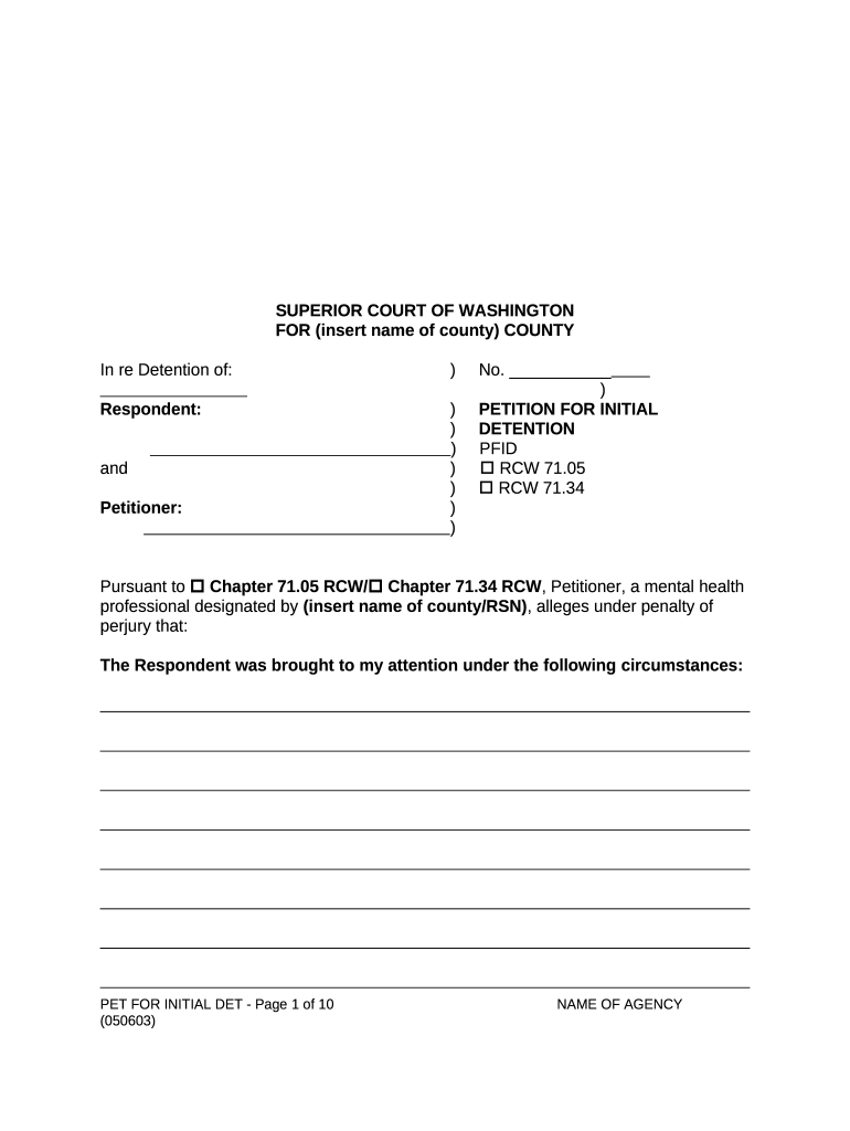 RCW 71.05.201: Petition for initial detention by family member ... Doc ...
