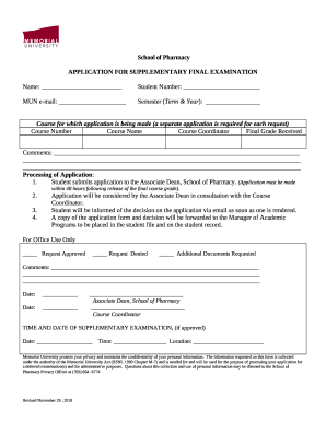 Online mun Supplementary Examination ... Doc Template | pdfFiller