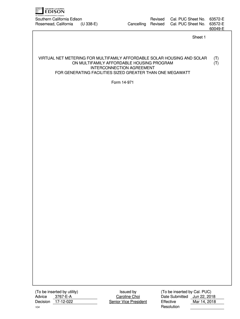 Fillable Online Form 14-654 Multifamily Affordable Solar Housing Virtual Net ... Fax Email Print ...