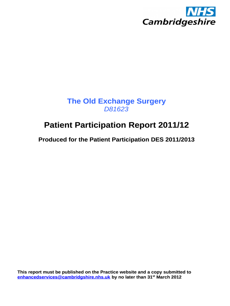 Developing patient reference groups within general practice: a ... Doc Template | pdfFiller