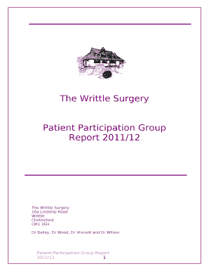 Writtle Surgery Newsletter - The Writtle Surgery Doc Template | pdfFiller