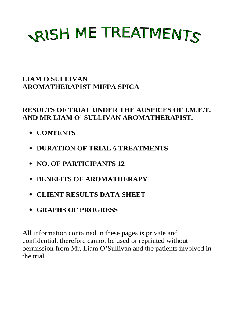 LIAM O SULLIVAN Doc Template | pdfFiller