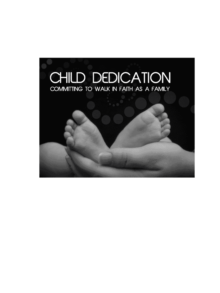 Fillable Online 50 Free Baby Dedication Certificate Templates ...