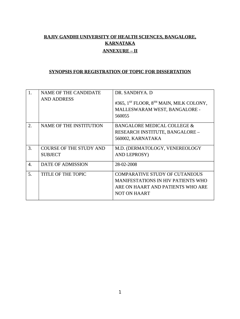 1 - rguhs.ac.in Doc Template | pdfFiller