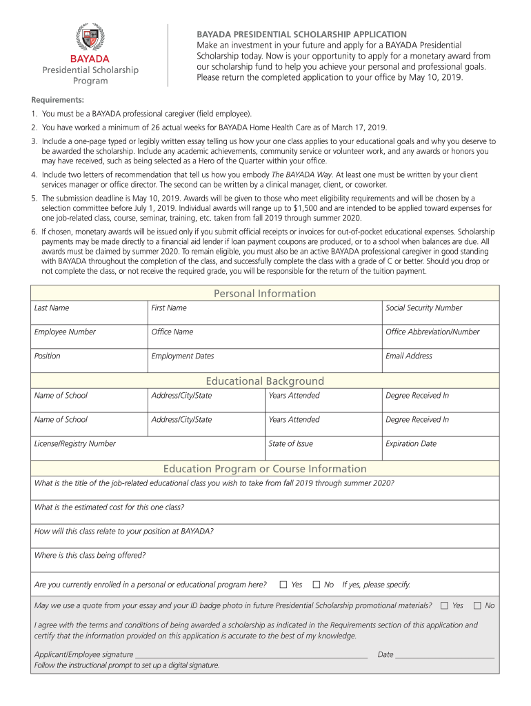 Fillable Online Personal Information Educational Background ...