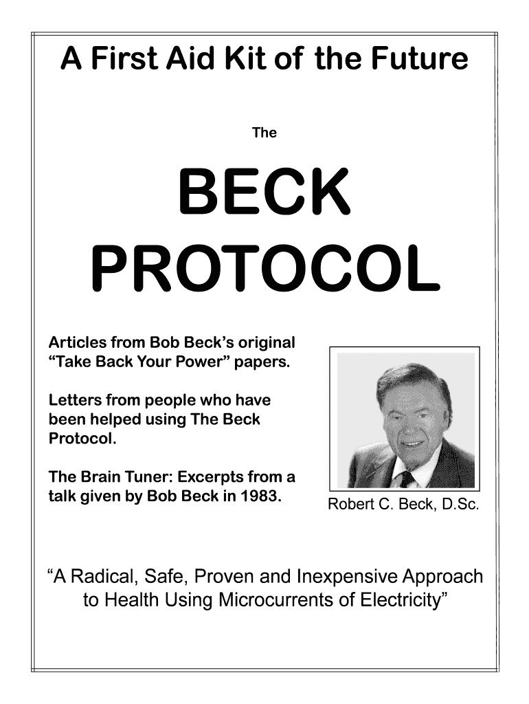 Fillable Online bob beck protocol Fax Email Print - pdfFiller