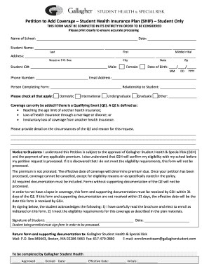 Fillable Online Student Health Matters, New and Returning Student ...