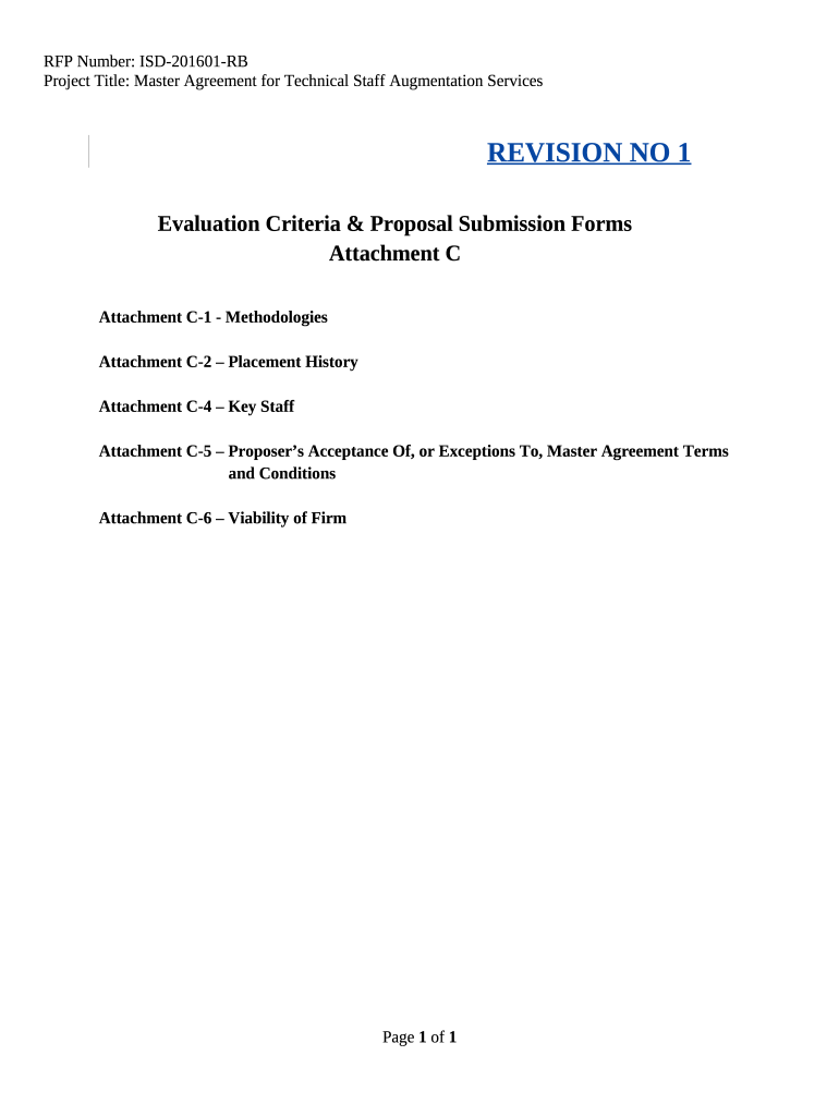 Attachment-1: Proposal Summary Doc Template | pdfFiller