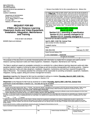 Bid envelope must be sealed and plainly marked in lower corner with due ...