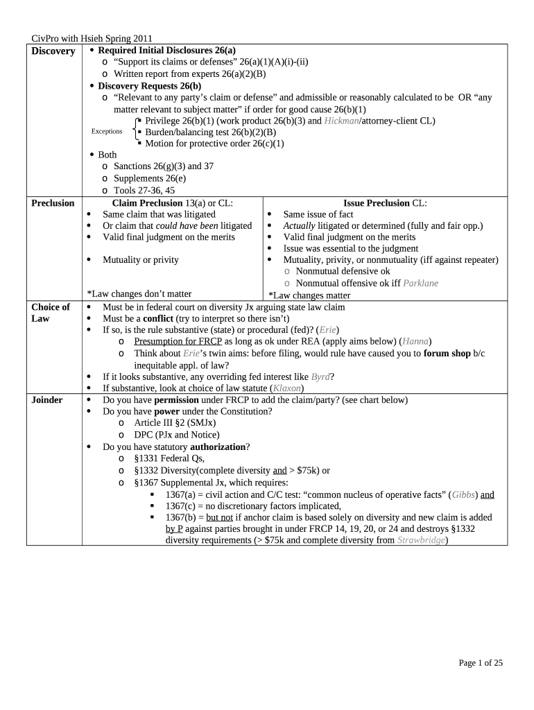 federal rule 26 initial disclosures sample Doc Template | pdfFiller
