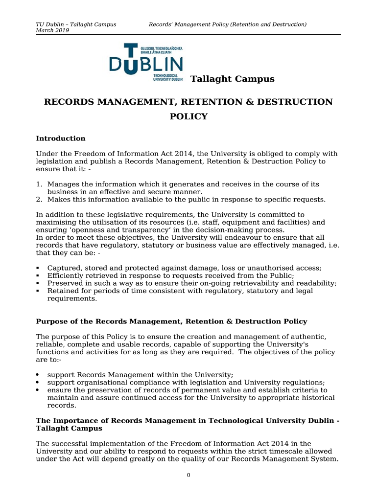 The Louisiana State Archives Records Management Handbook Doc Template ...