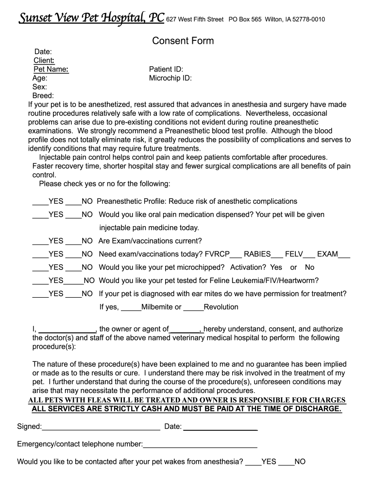 Fillable Online Veterinary Service Forms - Form Templates JotForm Fax ...