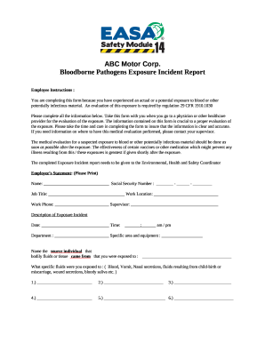 BBP--Incident Report Doc Template | pdfFiller
