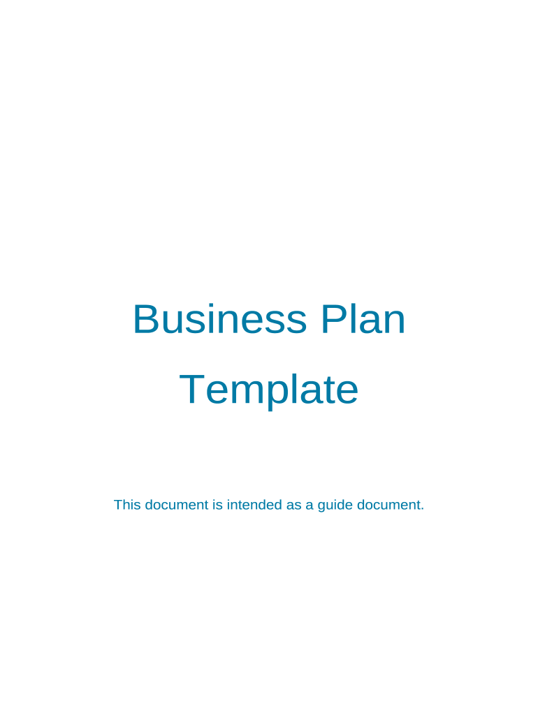 Market research - Business Plan Template - Wenta Doc Template | pdfFiller