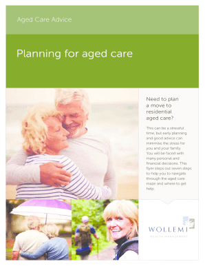 Fillable Online Planning For Aged Care Green.docx Fax Email Print ...