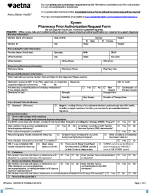 Fillable Online Fax completed prior authorization request form to ...