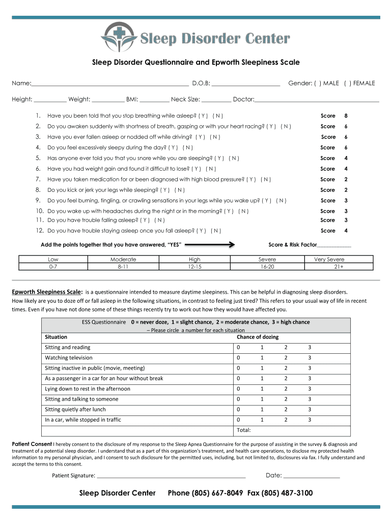 Fillable Online completed sleep study referral form Fax Email Print ...