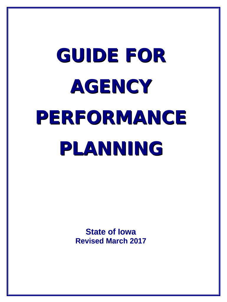 What is agency perance planning Doc Template | pdfFiller