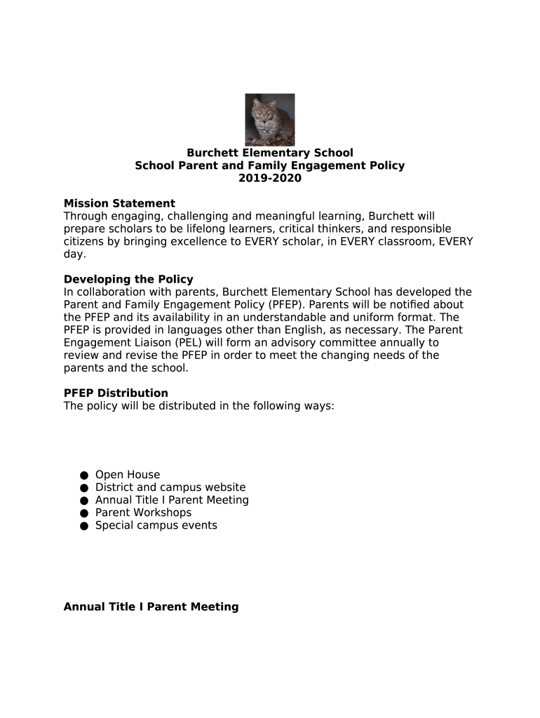 Burchett Elementary School / Homepage - Spring ISD Doc Template | pdfFiller