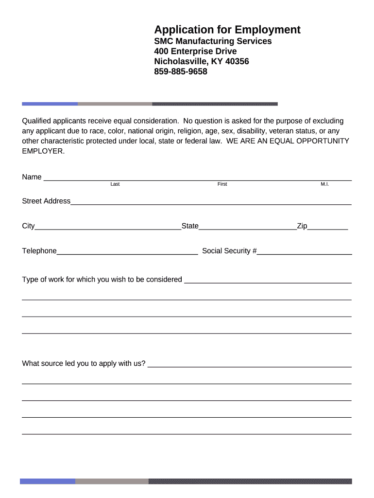 SMC Manufacturing ServicesElectronic Manufacturing Doc Template | pdfFiller