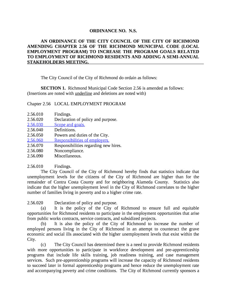 ORDINANCE NO. 52-06 N.S. AN ORDINANCE OF THE ... - Richmond Doc ...