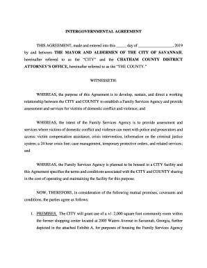 Fillable Online Free INTERGOVERNMENTAL AGREEMENT by PURE CYCLE CORP ...
