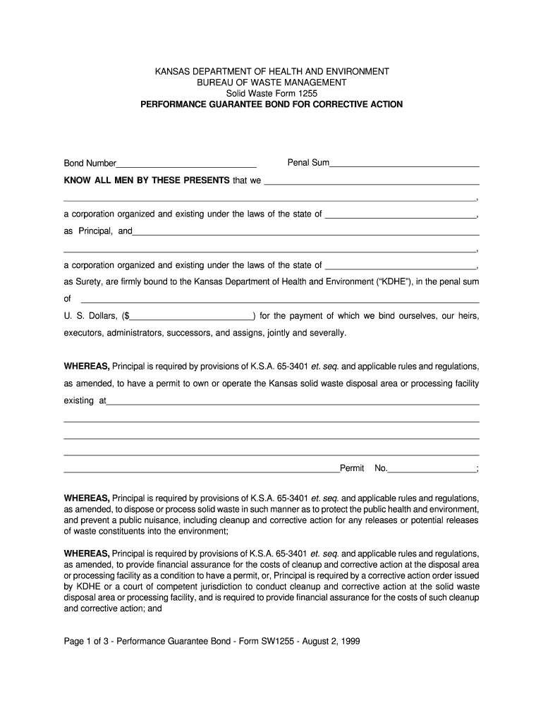 Fillable Online Bureau of Waste Management - Solid Waste Landfills ...