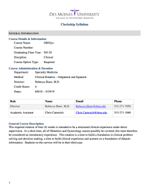 Fillable Online Course Catalog - Emory School of Medicine - Emory ...