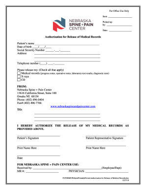 Fillable Online Medical records (progress notes, operative notes ...