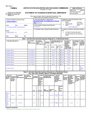 Fillable Online FORM 4 - Regeneron Pharmaceuticals Inc. Fax Email Print ...
