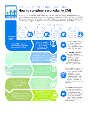Fillable Online How to complete a workplan in CMS CMS DATA ENTRY ...