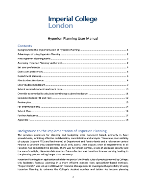 Fillable Online Hyperion PlanningSystem 9 User's Guide 9.3.1 Fax Email ...