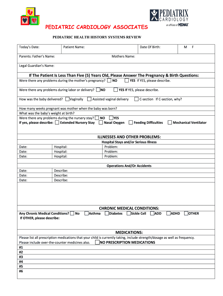 Fillable Online PCA New Patient Intake Questionnaire.doc Fax Email ...