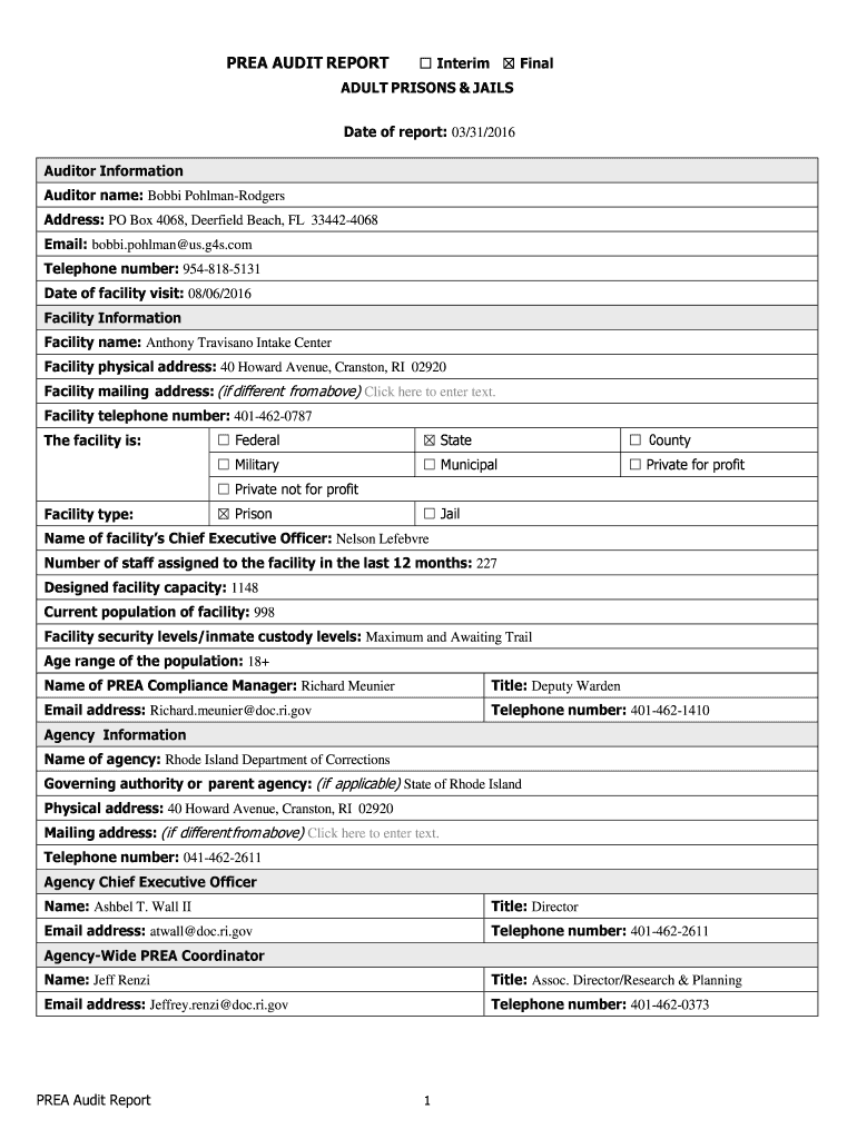 Fillable Online G4S Secure Solutions (USA) - Florida Department of ...