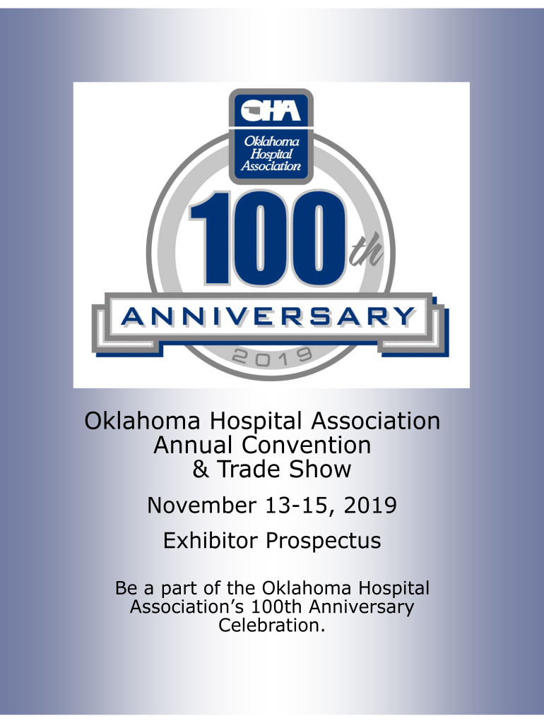 Fillable Online Convention and Trade Show - Oklahoma Hospital ...
