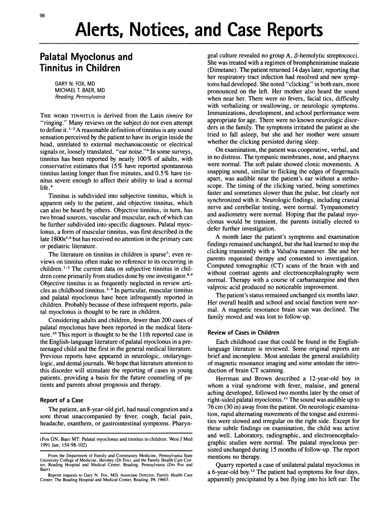 Fillable Online Alerts, Notices, and Case Reports Fax Email Print ...
