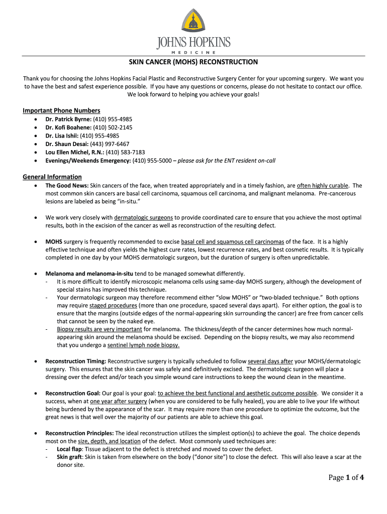 Fillable Online Should I Request a Plastic Surgeon for Mohs ...