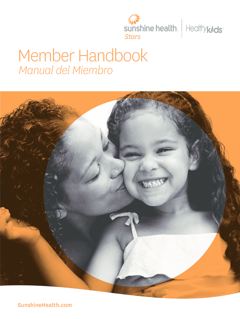 Fillable Online Sunshine Health Stars Member Handbook - English (PDF ...