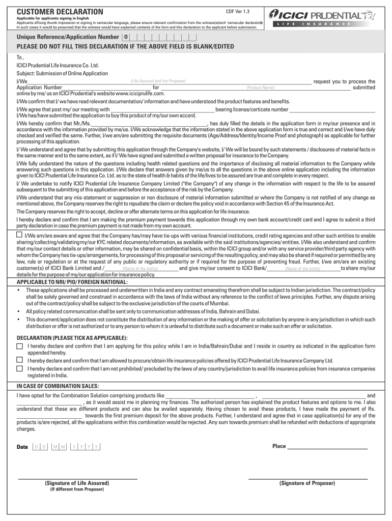 Vernacular Declaration Format - Fill Online, Printable, Fillable, Blank | pdfFiller