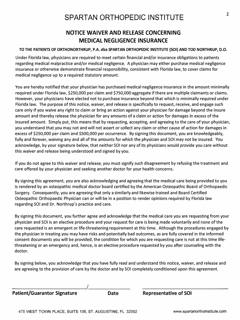 Fillable Online Orthopedic Associates Patient Forms - Orthopedic ...