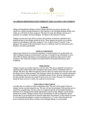 Fillable Online Allergy Shots (Immunotherapy): Effectiveness, Side ...