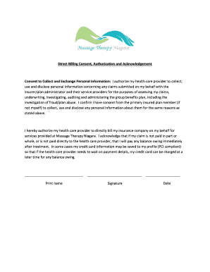 Fillable Online direct billing.docx Fax Email Print - pdfFiller