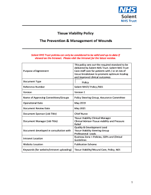 Fillable Online Tissue Viability ServiceHertfordshire Community NHS ...