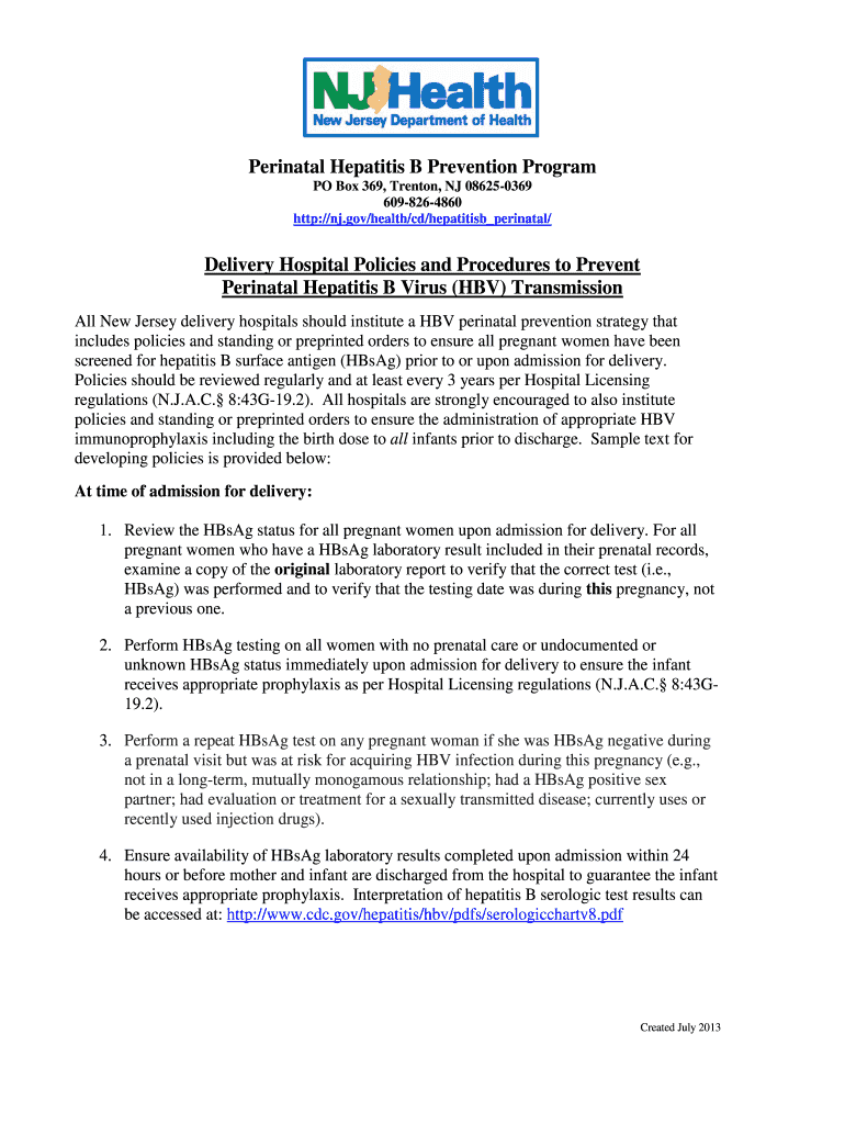 Fillable Online NJSHAD - Health Indicator Report - Hepatitis B ...
